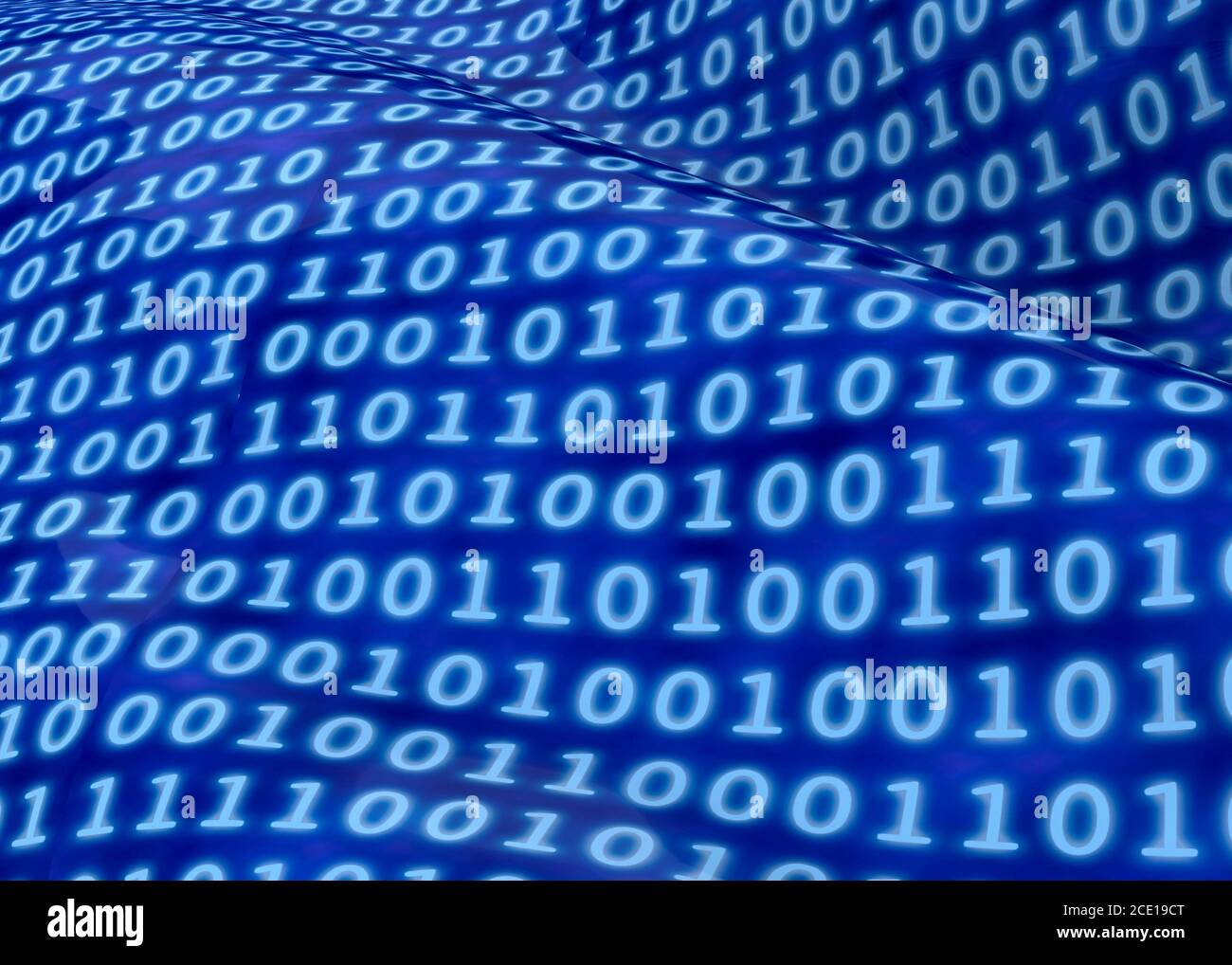The Binary Numbers - 3D Stock Photo - Alamy