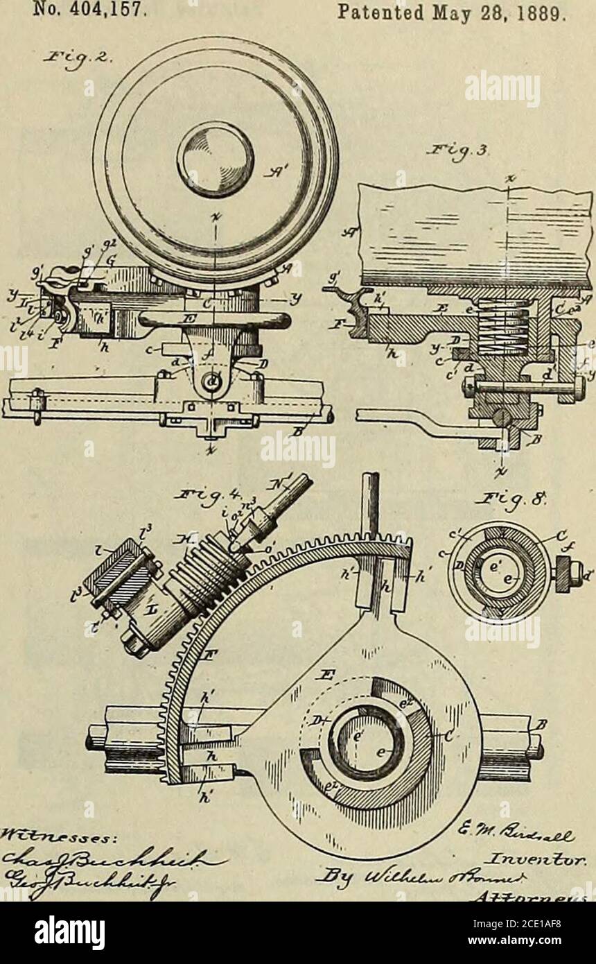 Patented 1889 hi-res stock photography and images - Alamy