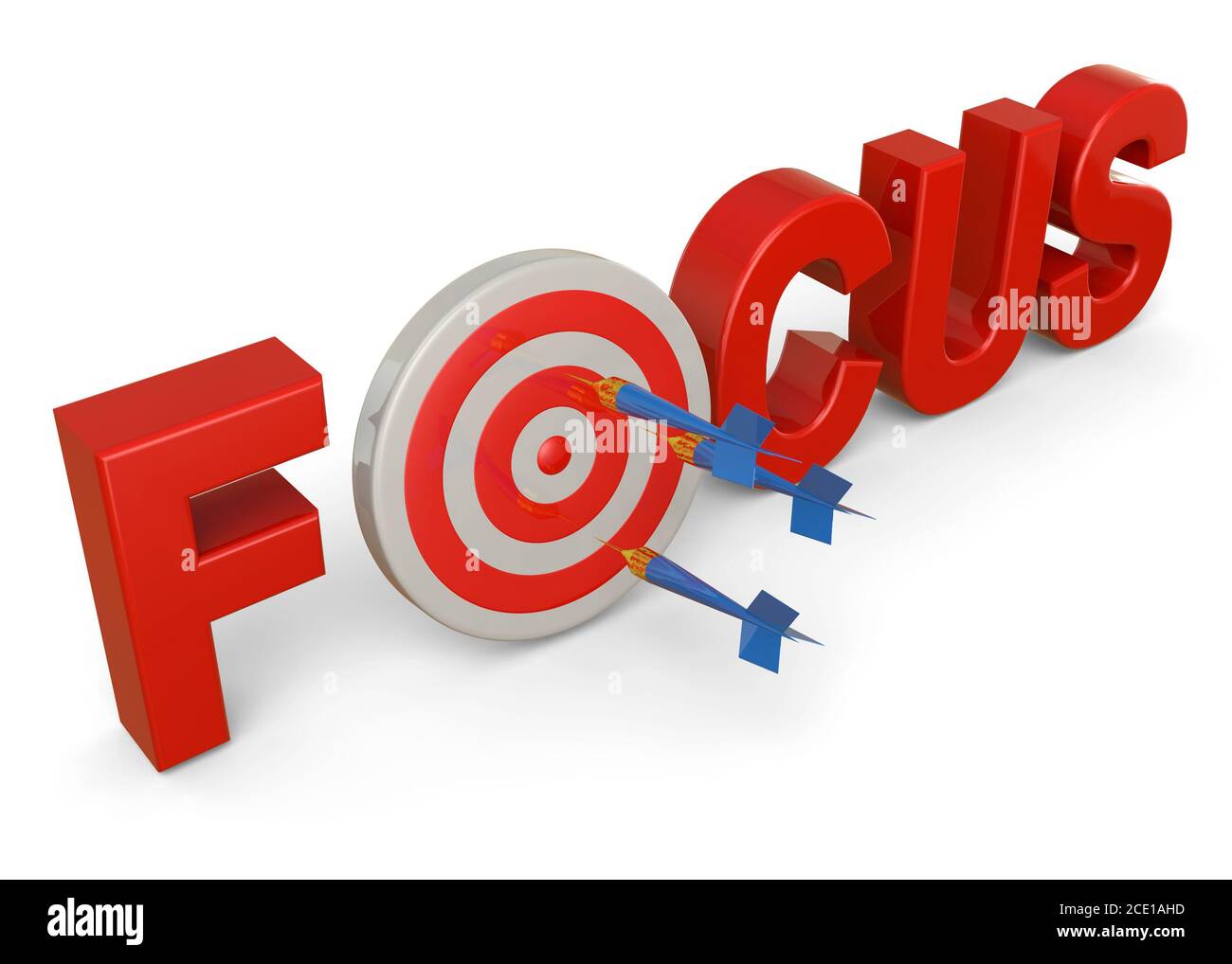 To focus a target - 3D Stock Photo - Alamy