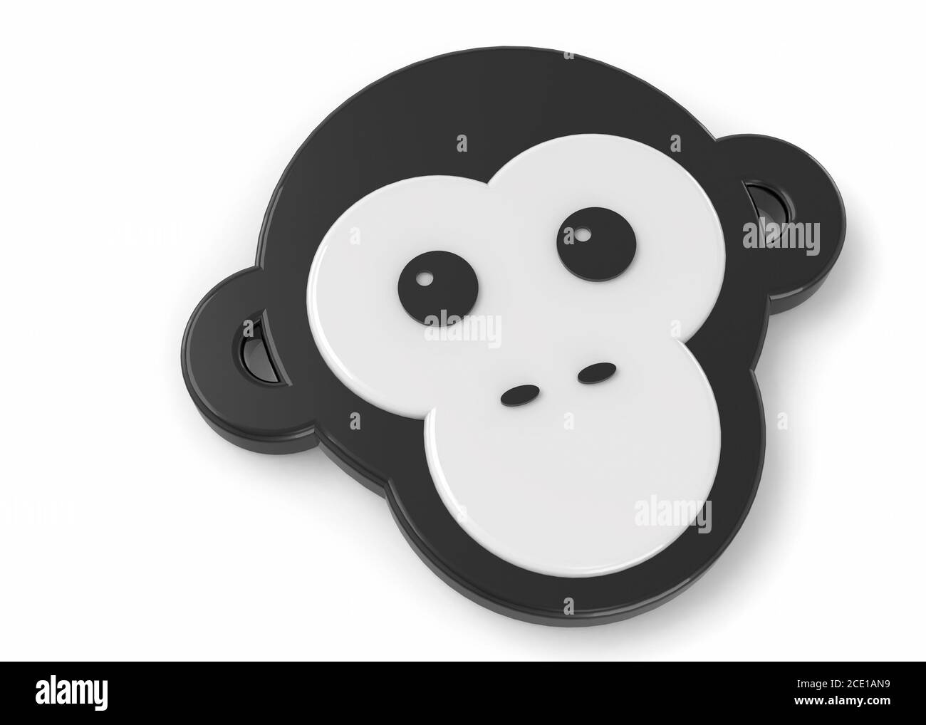 Monkey Icon - 3D Stock Photo - Alamy