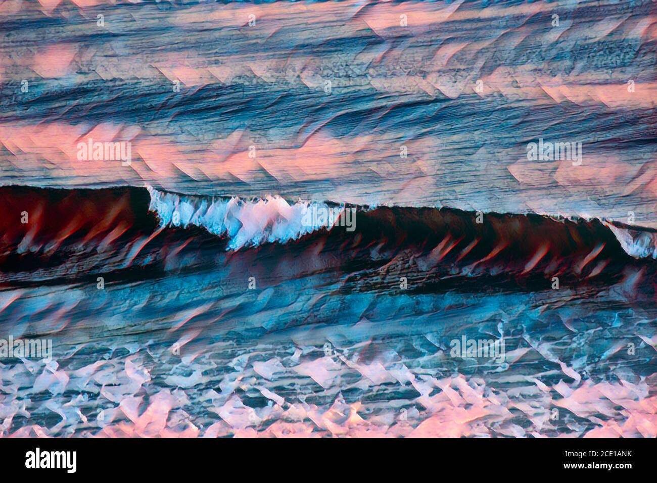 ocean waves in abstract Stock Photo - Alamy