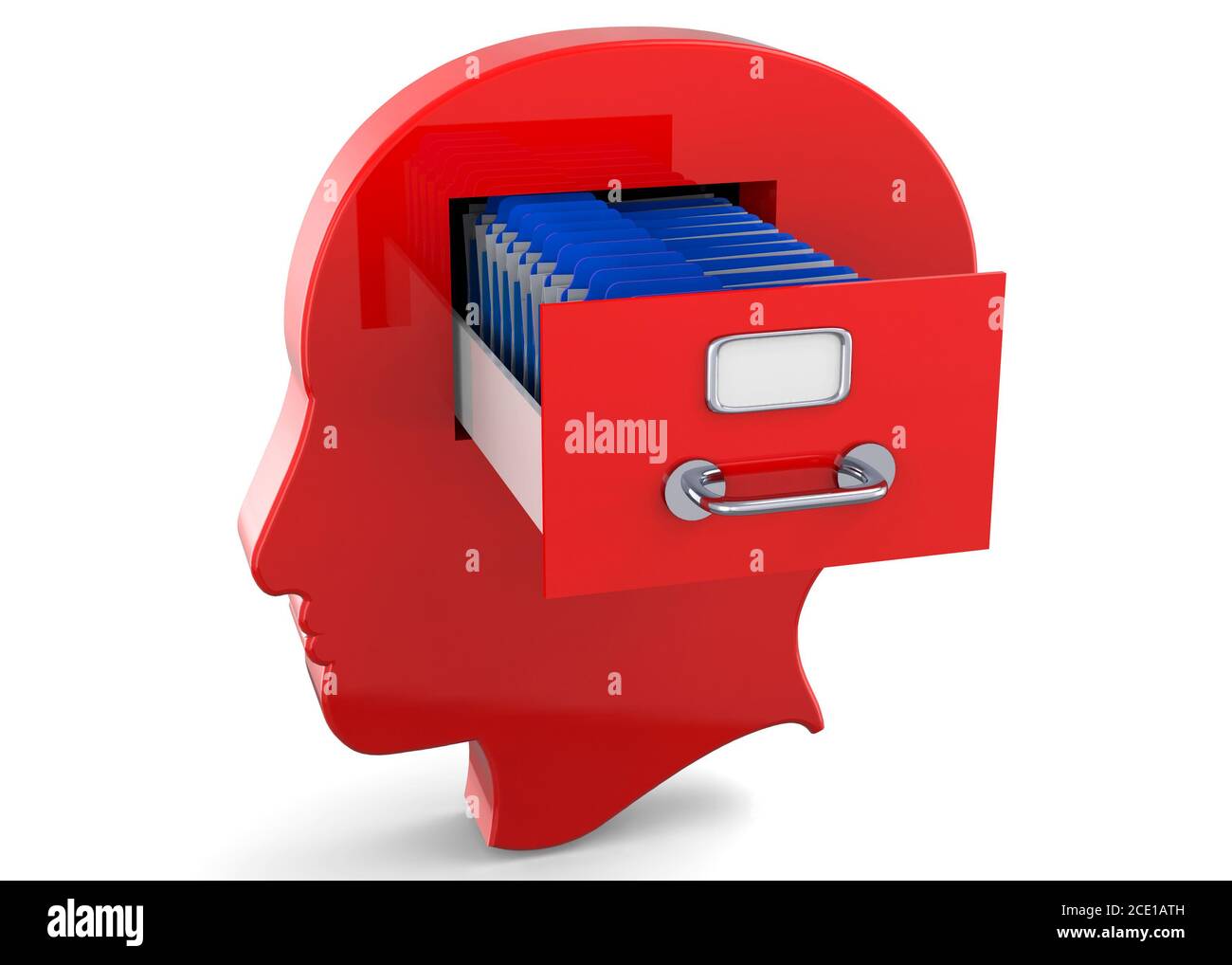 Memories in the Brain -3D Stock Photo - Alamy