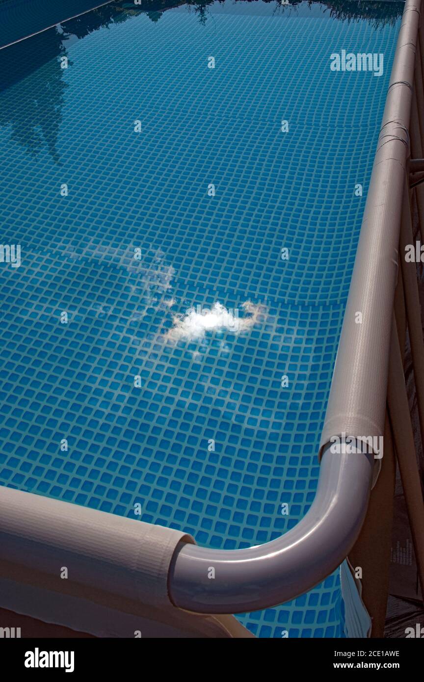 reflection of clouds in the pool Stock Photo - Alamy
