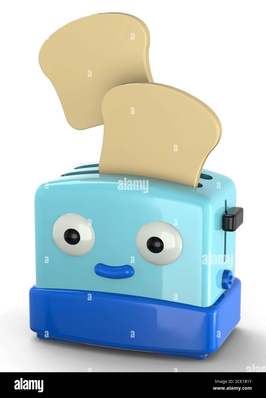 Toaster Character - 3D Stock Photo - Alamy