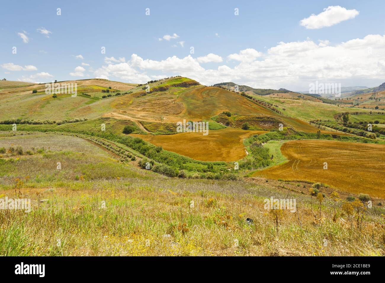 Rural Landscape of Sicily Stock Photo - Alamy