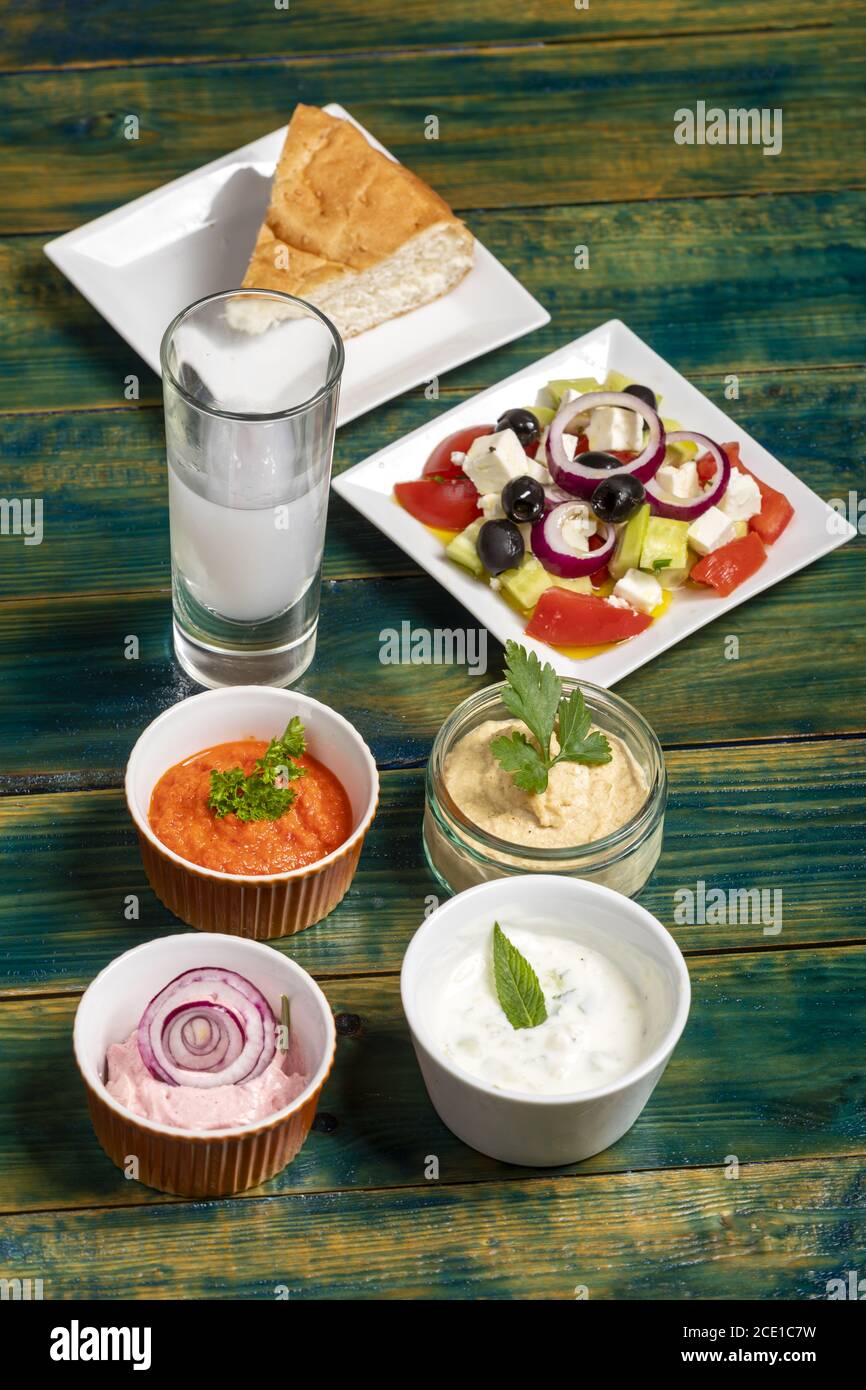 Greek starter hi-res stock photography and images - Alamy