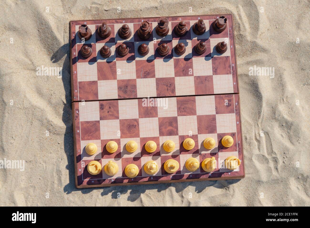Chessboard beach hi-res stock photography and images - Alamy