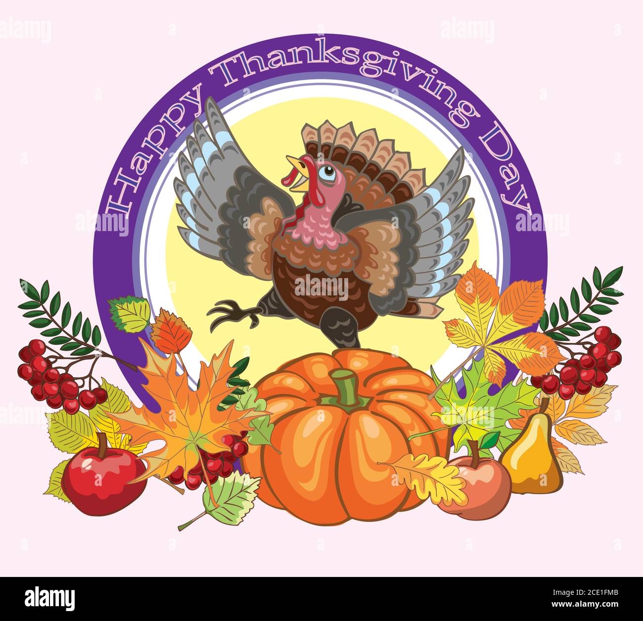 Thanksgiving, turkey, pattern, illustration, vector, element design ...