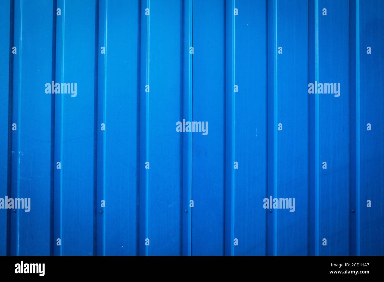 Blue metallic wall - modern background for design, blue grunge ...