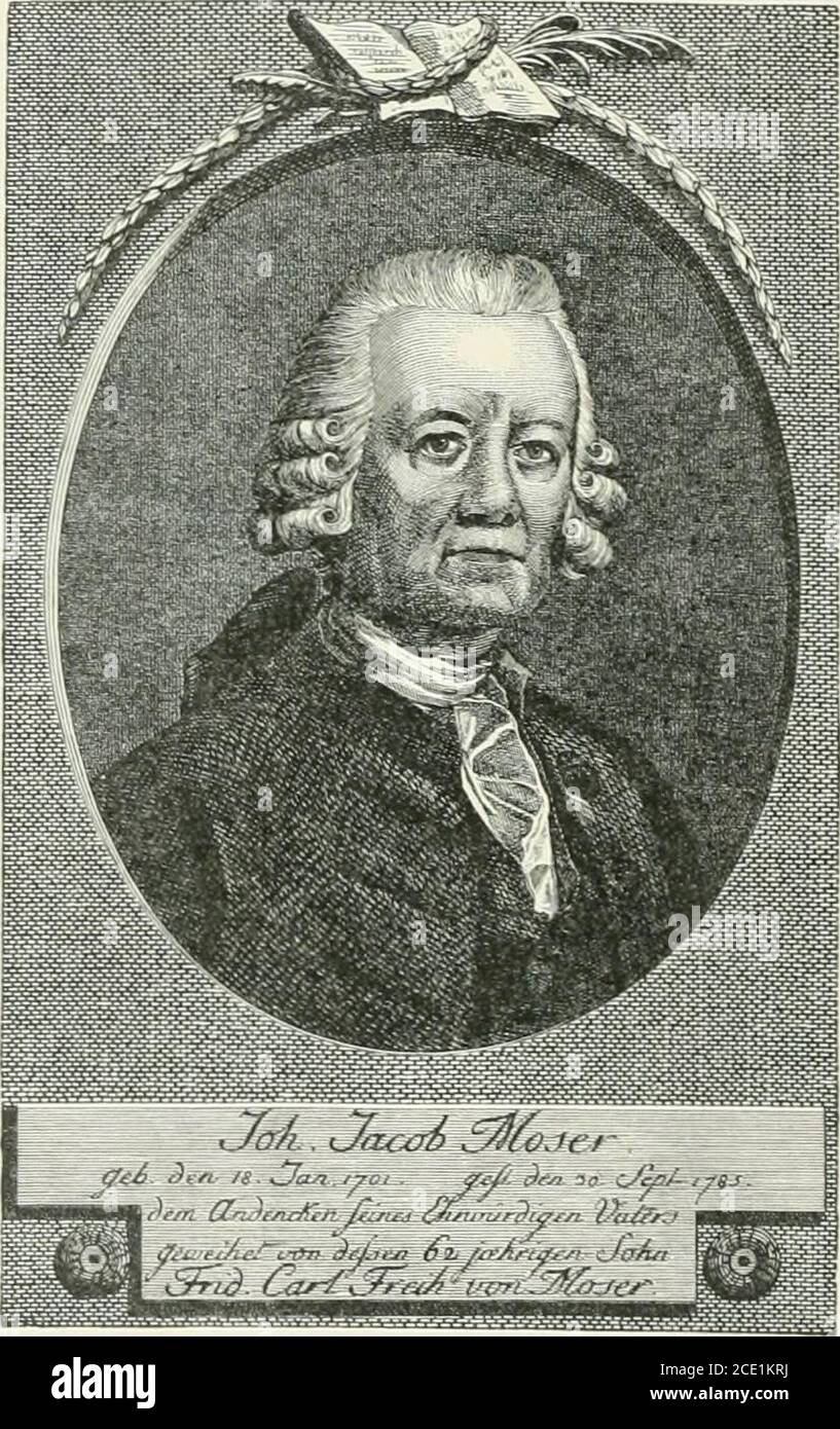 Johann jakob moser hi-res stock photography and images - Alamy