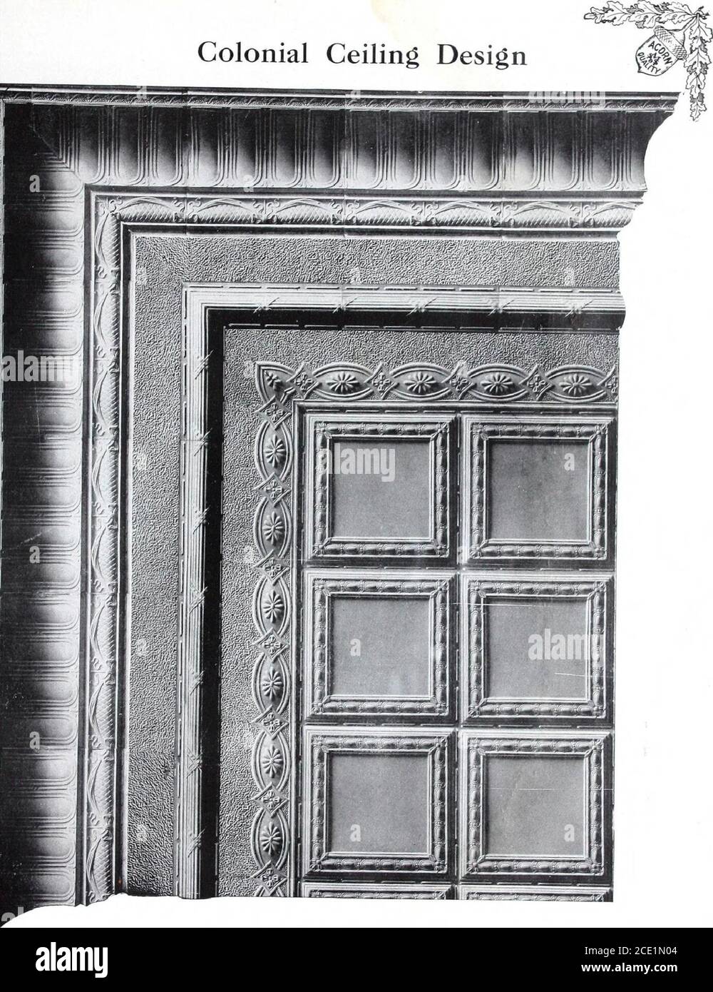 . Ceilings & Side Walls : Catalogue no 60 . Colonial Ceiling Design No ...