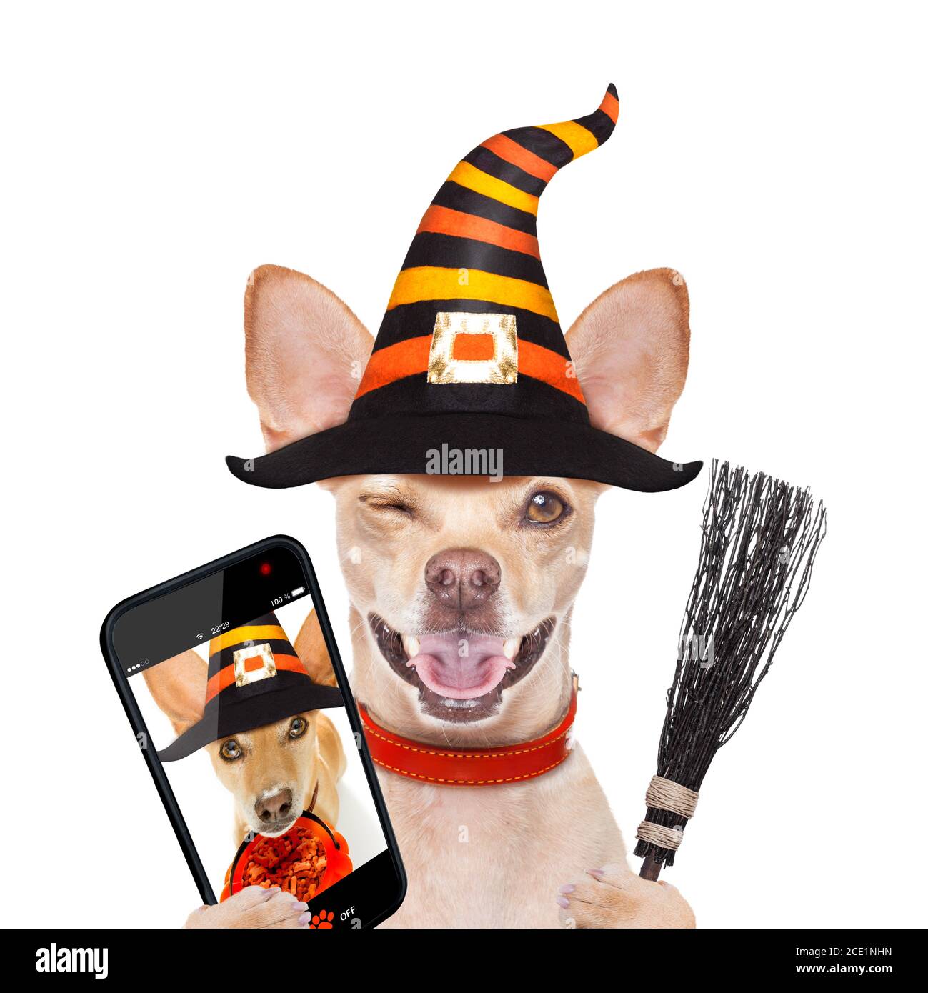 Monster face trick treat hi-res stock photography and images - Alamy