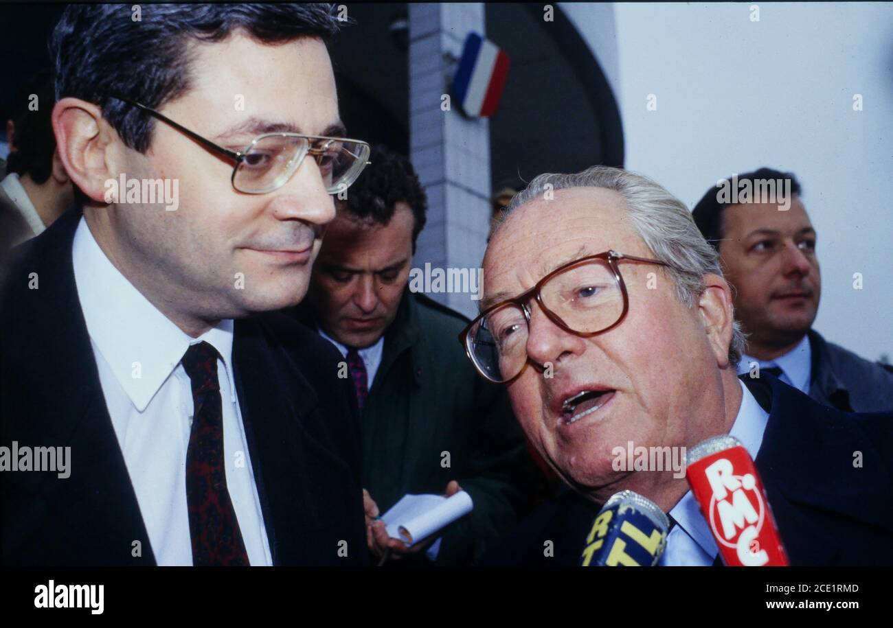 Archives France: Jean-Marie Le Pen, French National Front President ...