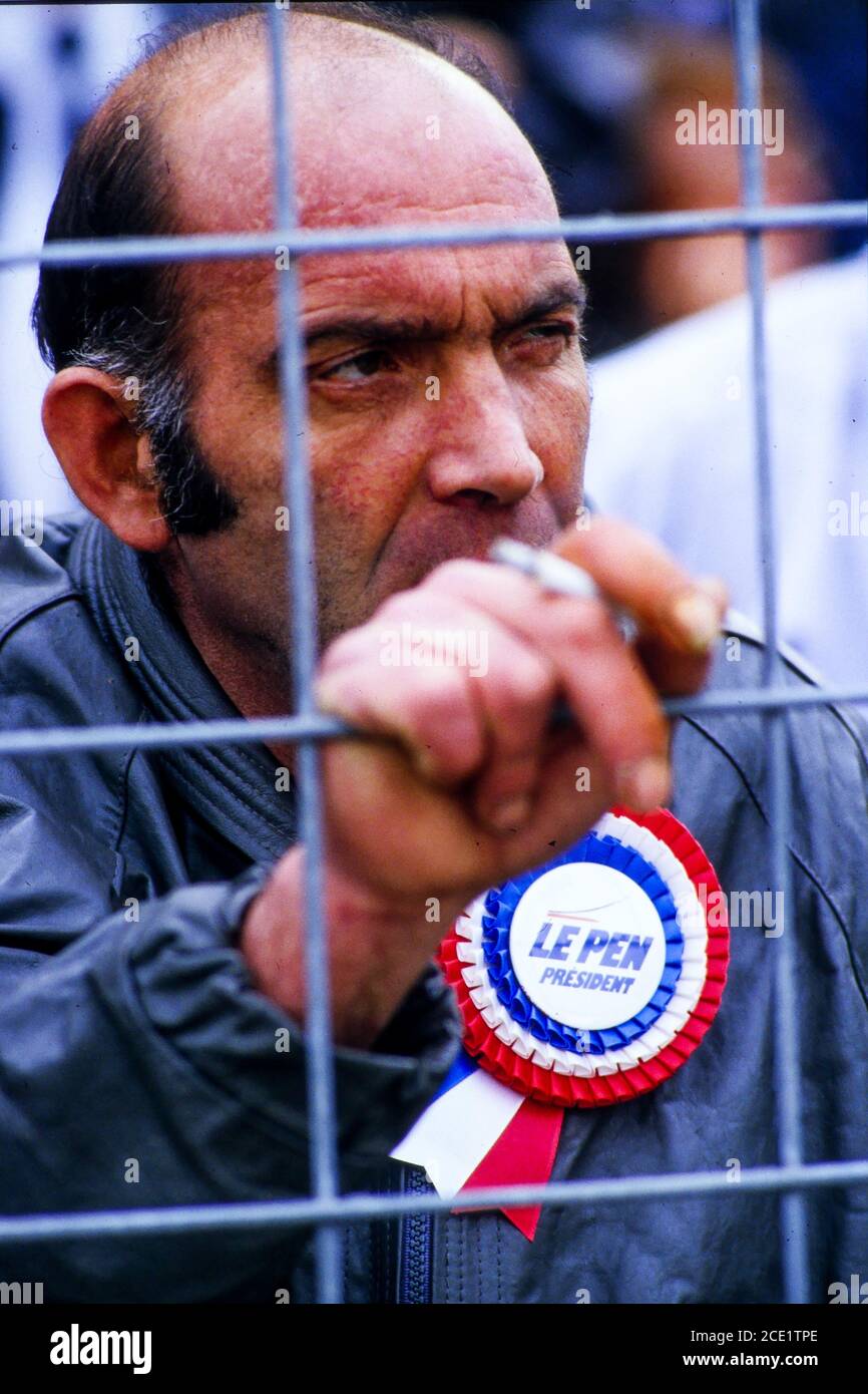 Archives France: Jean-Marie Le Pen, French National Front President ...
