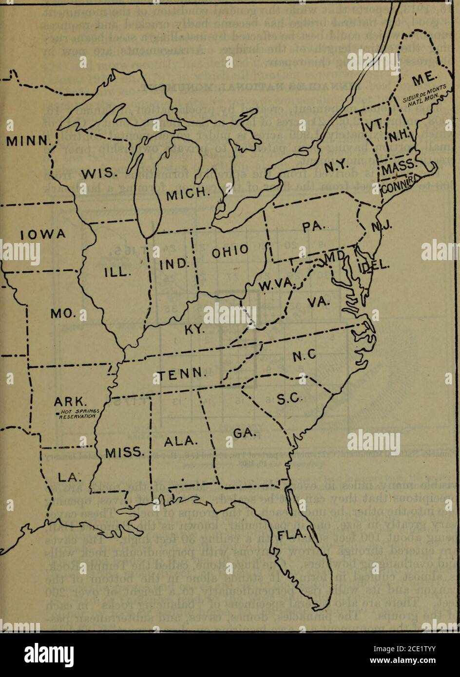 United states map cracked hi-res stock photography and images - Alamy