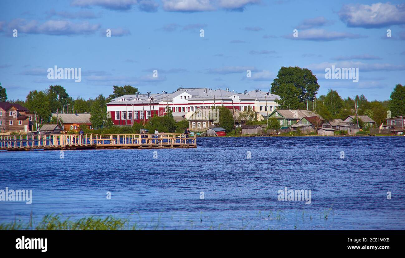 View of Onega river Stock Photo - Alamy