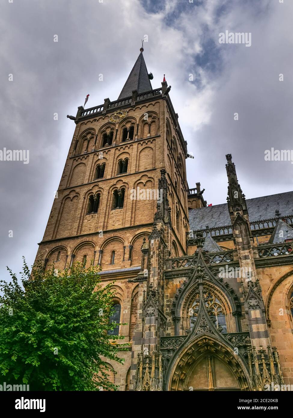 xanten at the river rhien in germany Stock Photo - Alamy