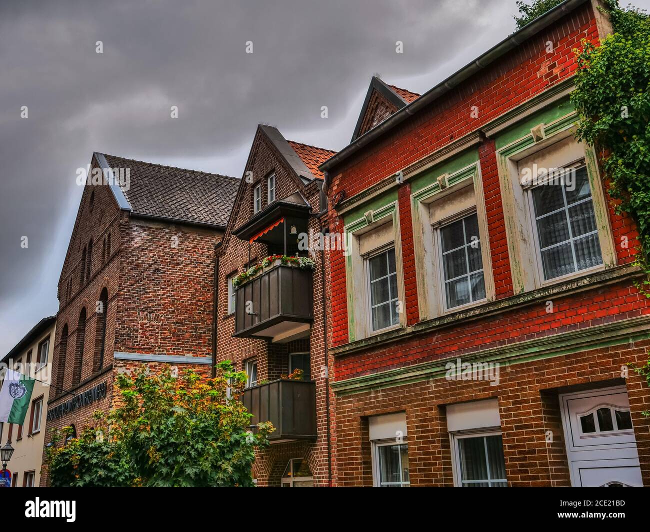 xanten at the river rhien in germany Stock Photo - Alamy