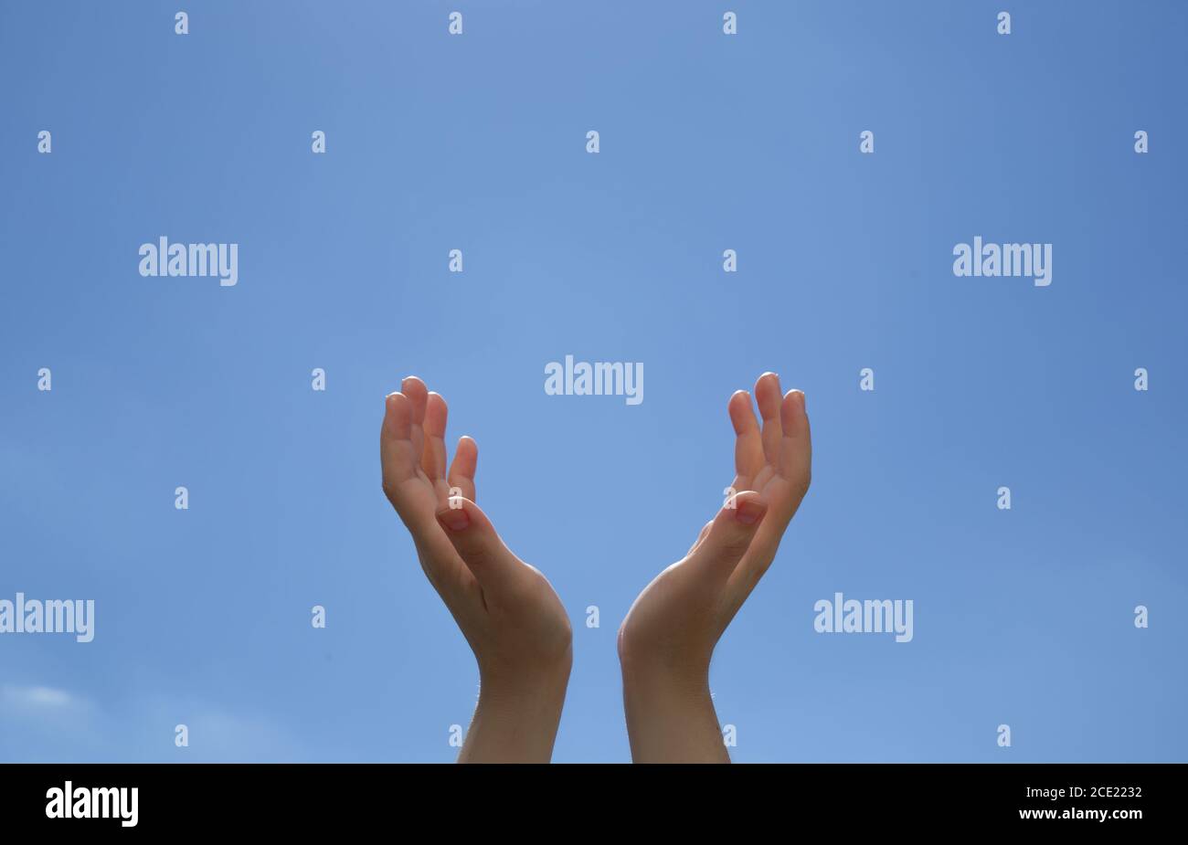 Hands Holding Something Up High Resolution Stock Photography and Images ...