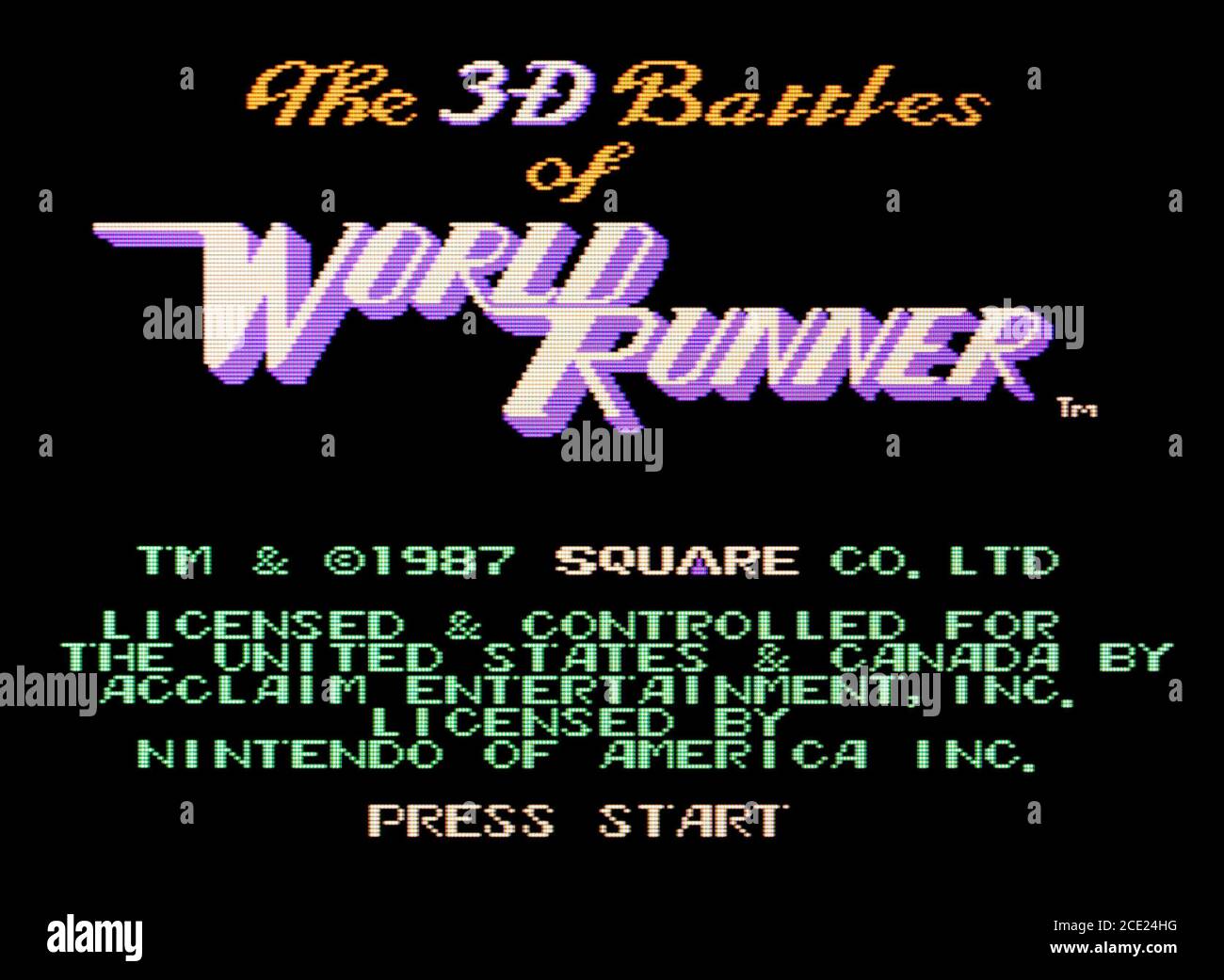 3D Battles of World Runner - Nintendo Entertainment System - NES ...