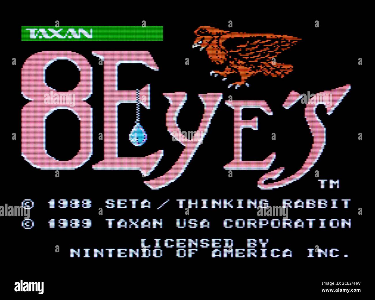 8 Eyes - Nintendo Entertainment System - NES Videogame - Editorial use ...