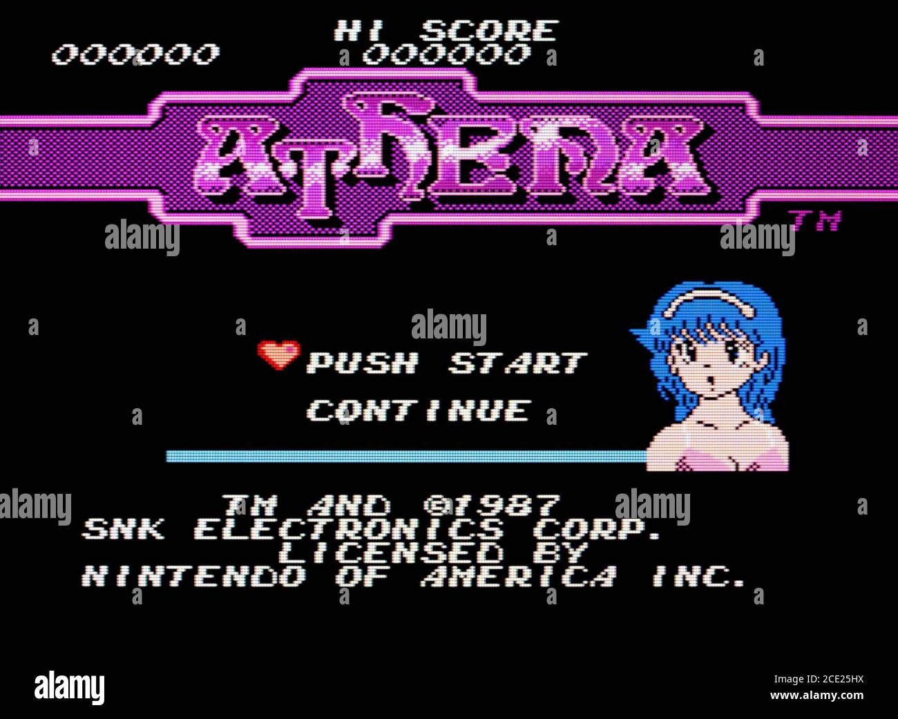 Athena - Nintendo Entertainment System - NES Videogame - Editorial use ...