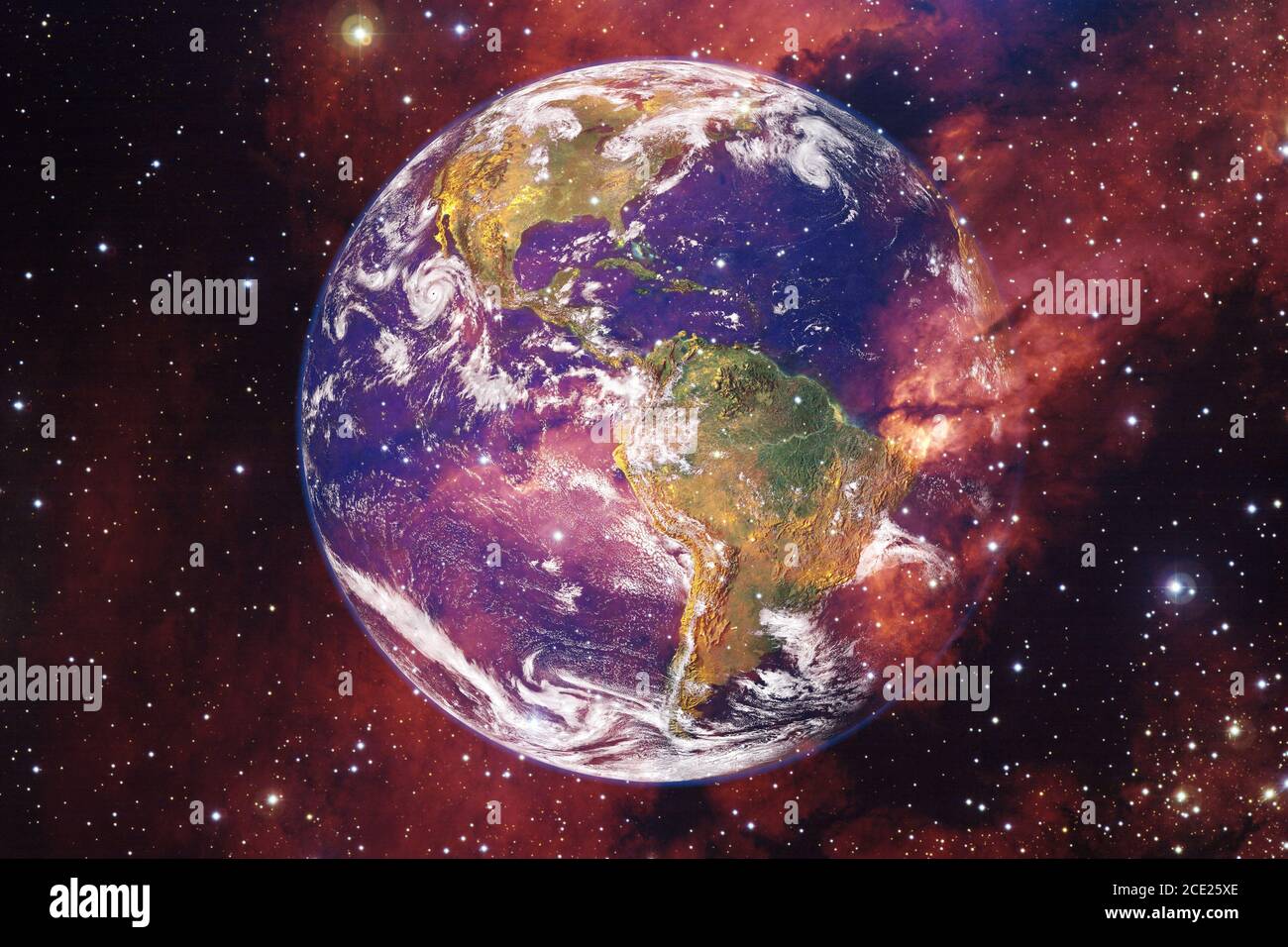 Earth. Solar system. Awesome print for wallpaper. Elements of this ...