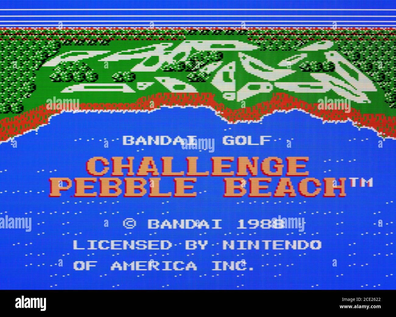 Bandai Golkf Challenge Pebble Beach - Nintendo Entertainment System ...
