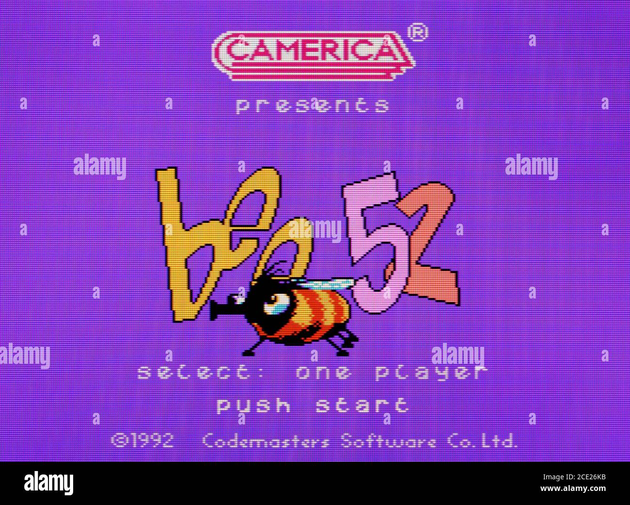 Bee 52 - Nintendo Entertainment System - NES Videogame - Editorial use ...