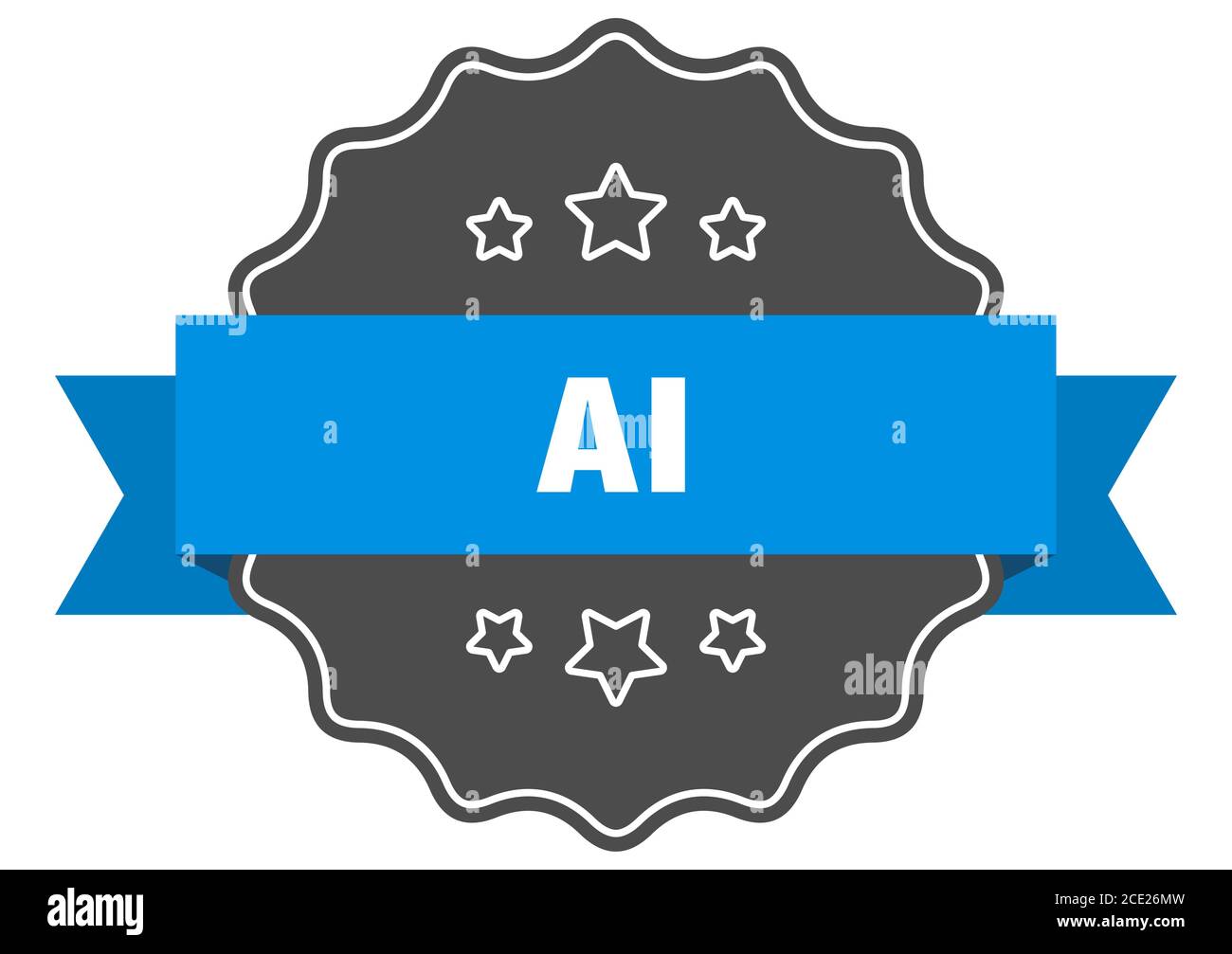 ai label. ai isolated seal. Retro sticker sign Stock Vector Image & Art ...