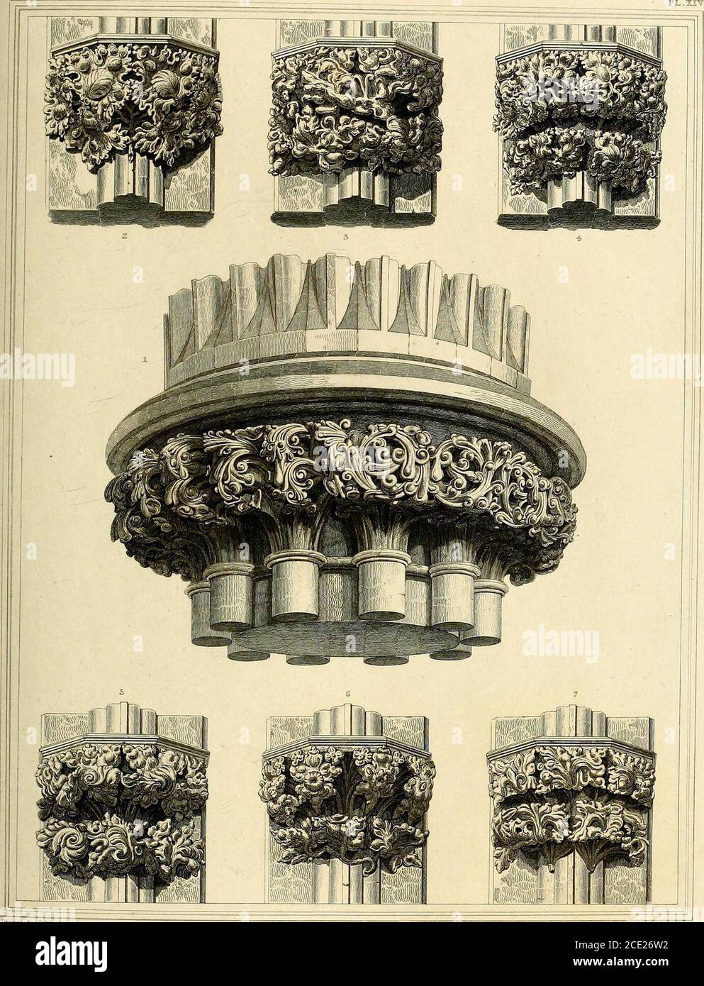 . Cathedral antiquities . of the centre column, or clustered columns ...