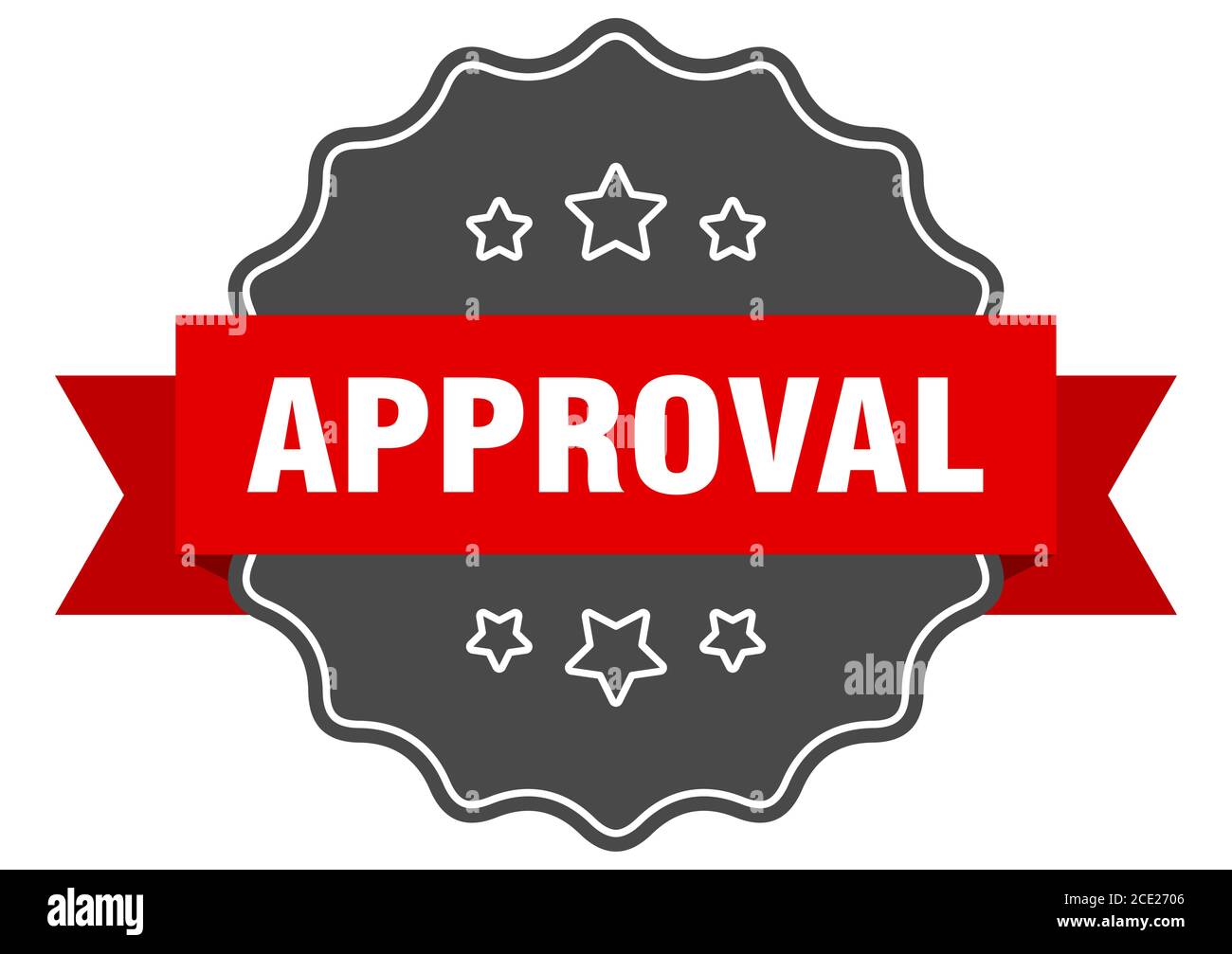 approval label. approval isolated seal. Retro sticker sign Stock Vector ...