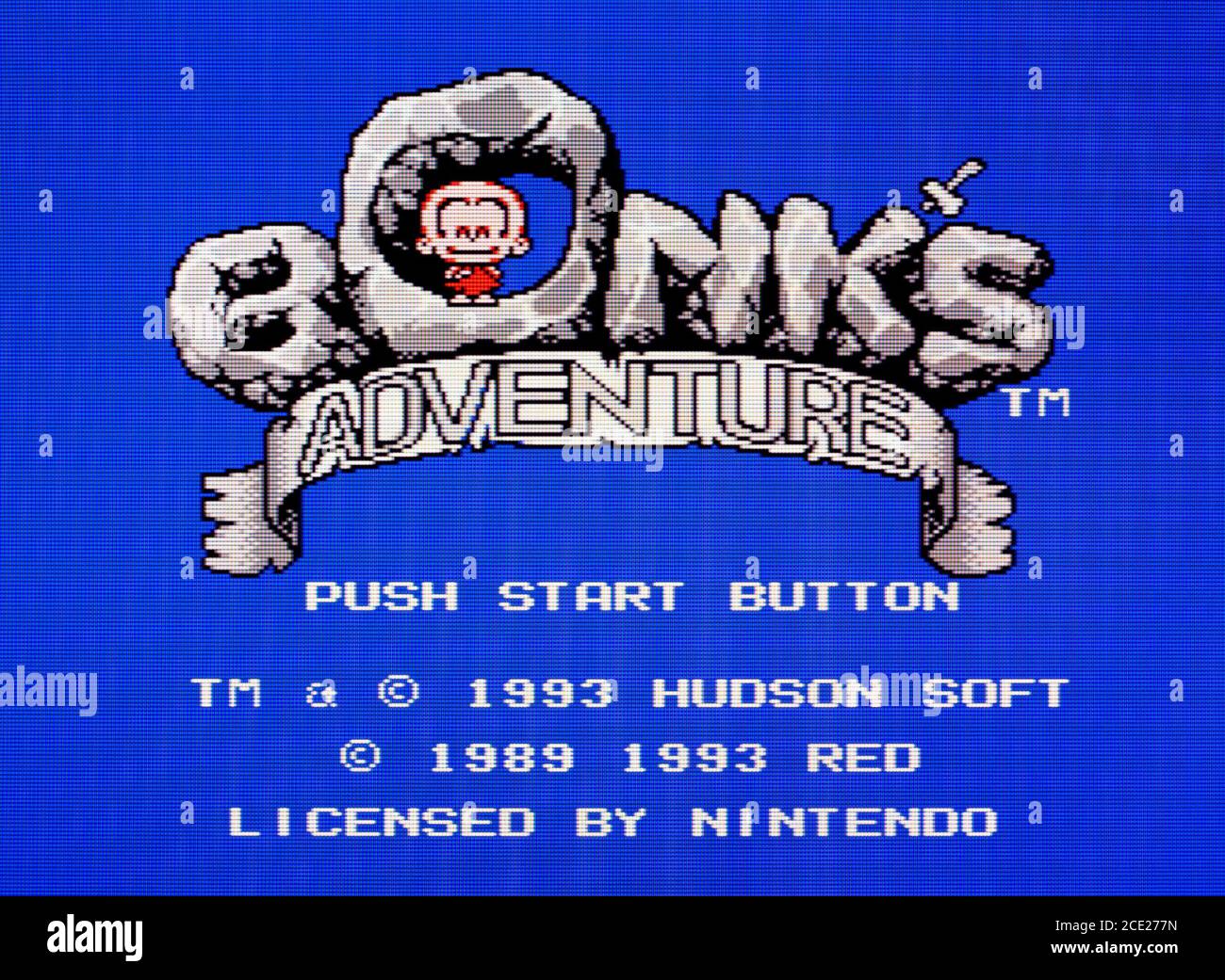 Bonk's Adventure - Nintendo Entertainment System - NES Videogame ...