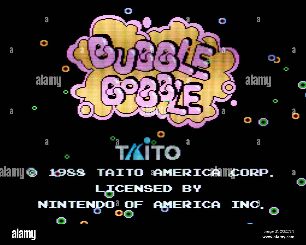Bubble Bobble - Nintendo Entertainment System - NES Videogame ...