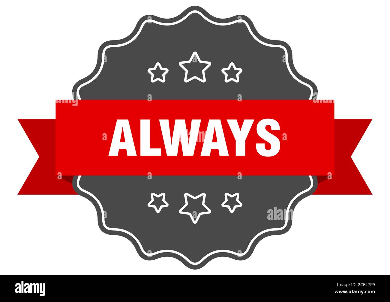 always label. always isolated seal. Retro sticker sign Stock Vector ...