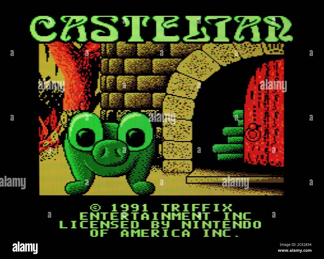 Castelian - Nintendo Entertainment System - NES Videogame - Editorial ...