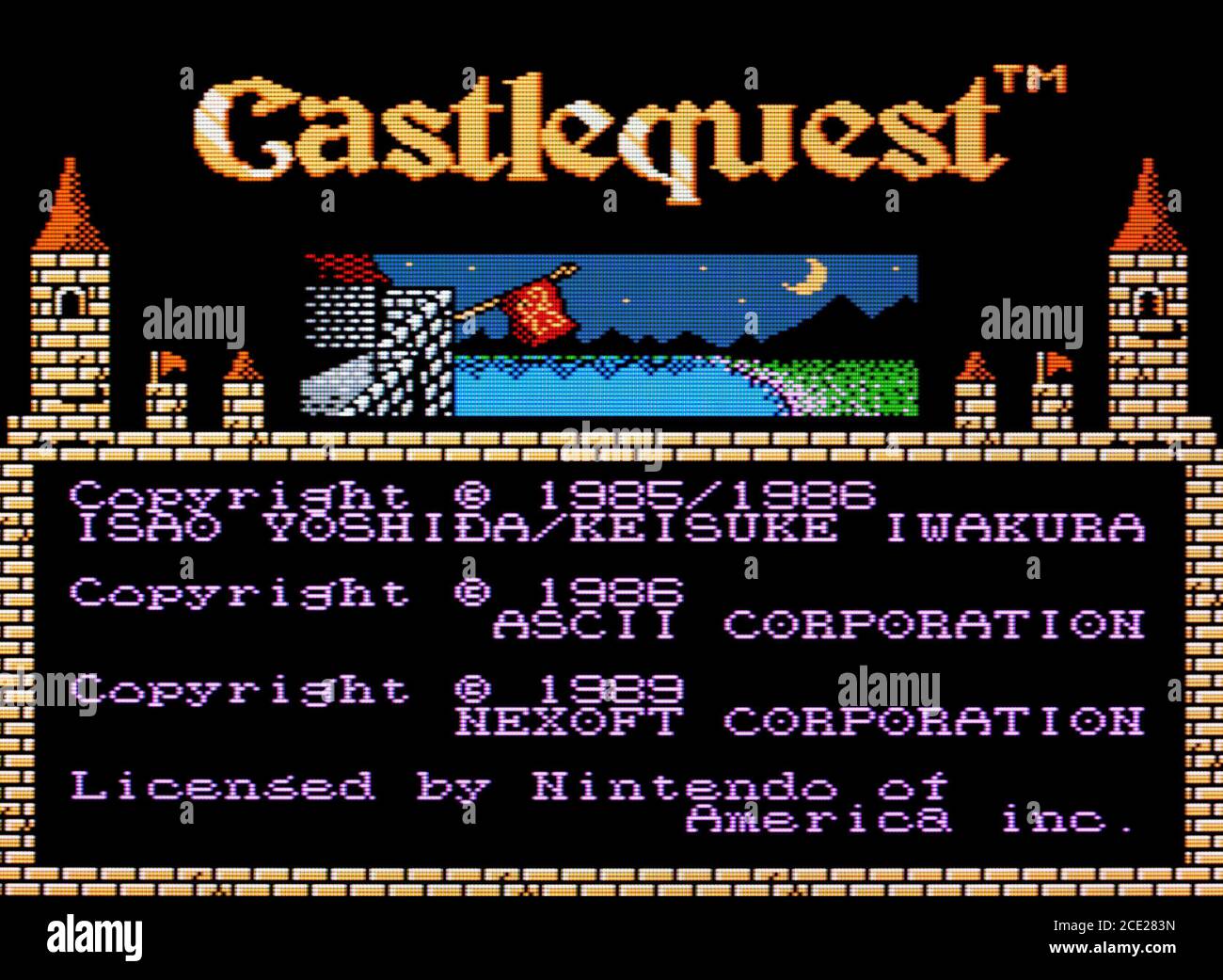 Castlequest - Nintendo Entertainment System - NES Videogame - Editorial ...