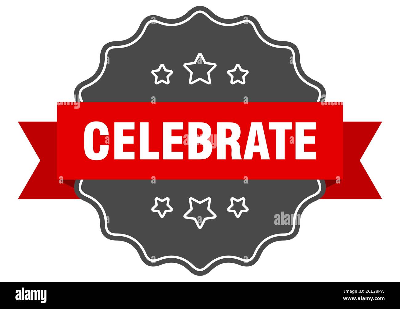 celebrate label. celebrate isolated seal. Retro sticker sign Stock ...