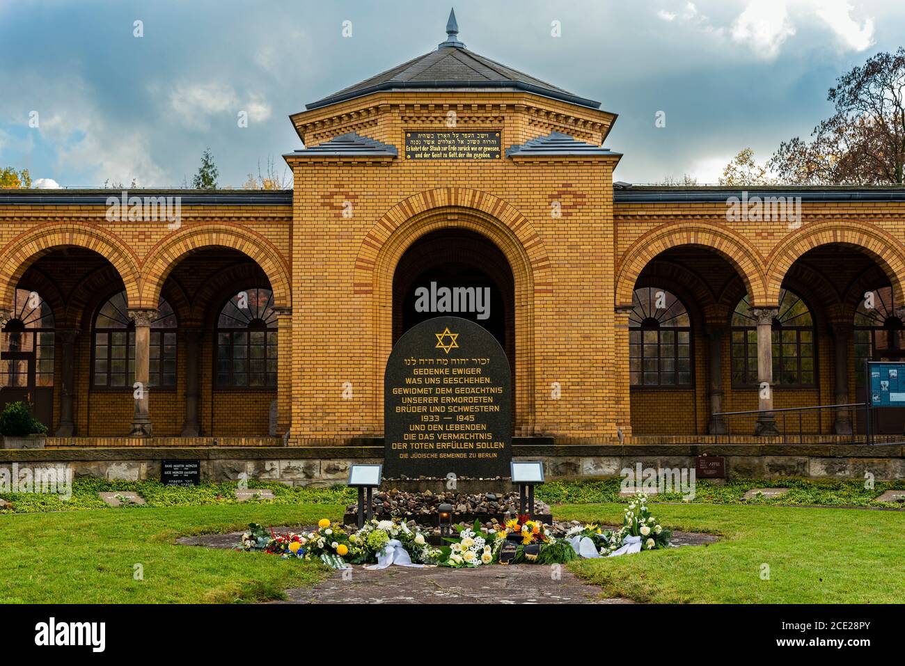 Jewish cemetery in Berlin Weissensee, Germany, image series of the ...