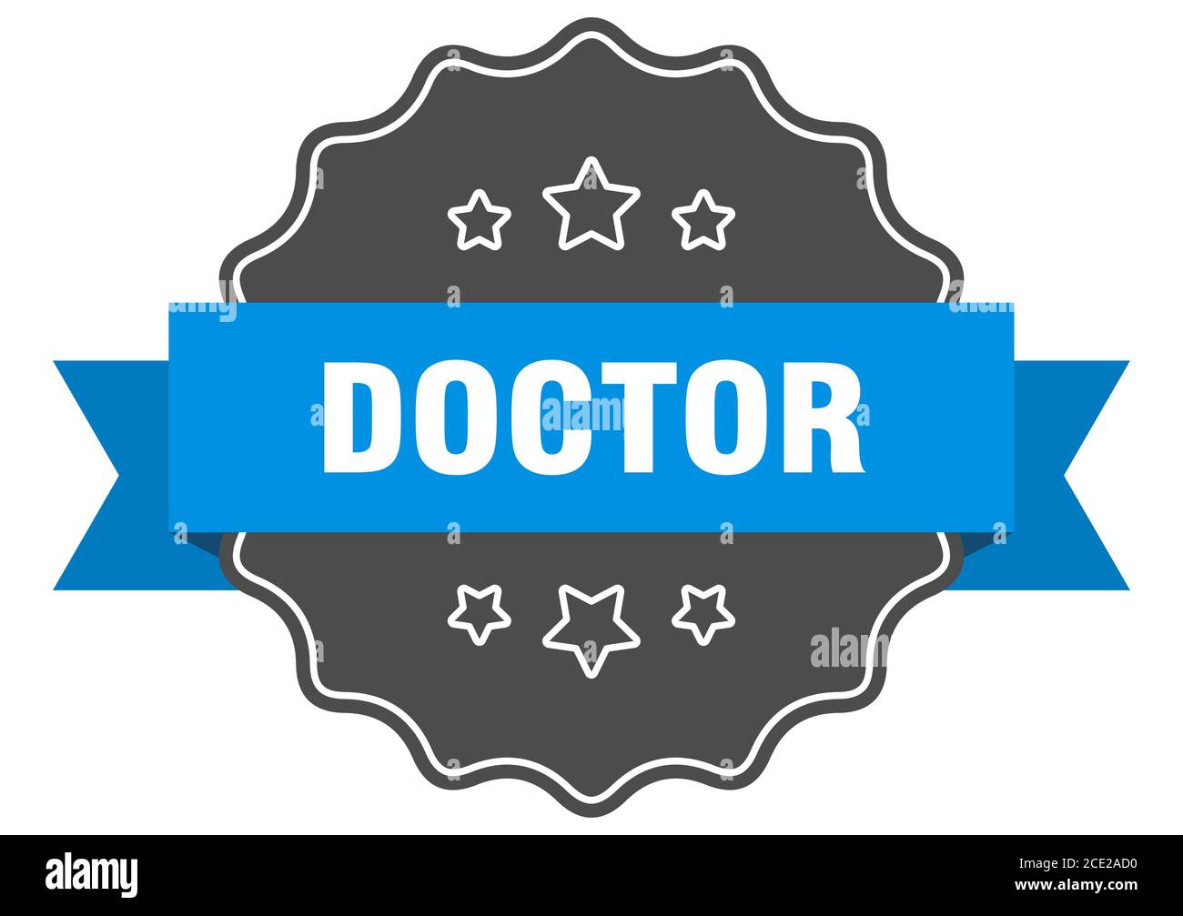 doctor label. doctor isolated seal. Retro sticker sign Stock Vector ...