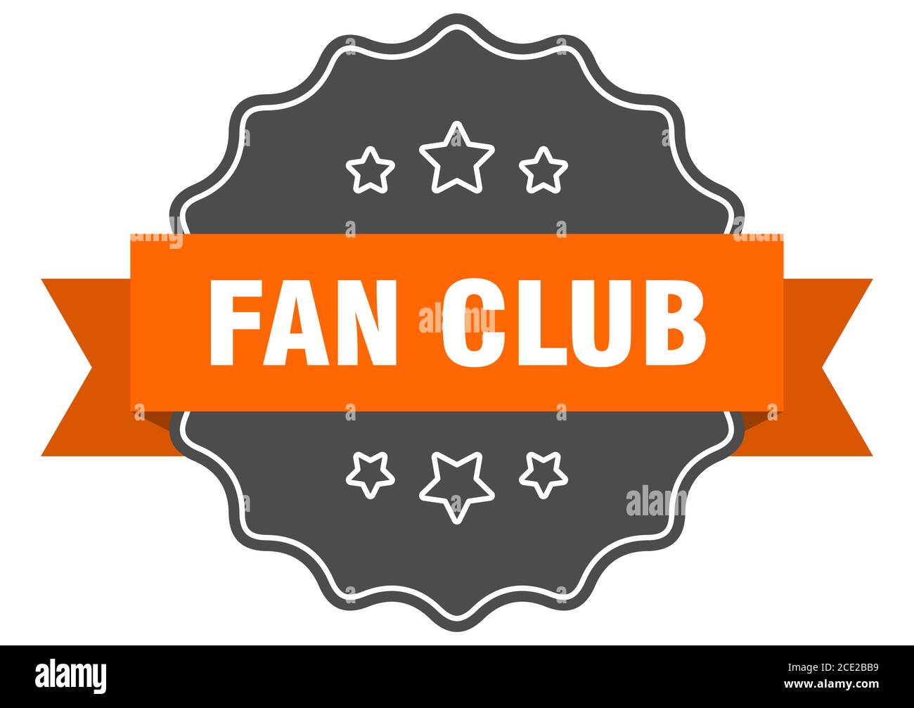 fan club label. fan club isolated seal. Retro sticker sign Stock Vector ...