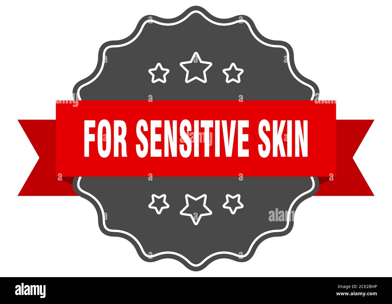 for sensitive skin label. for sensitive skin isolated seal. Retro ...
