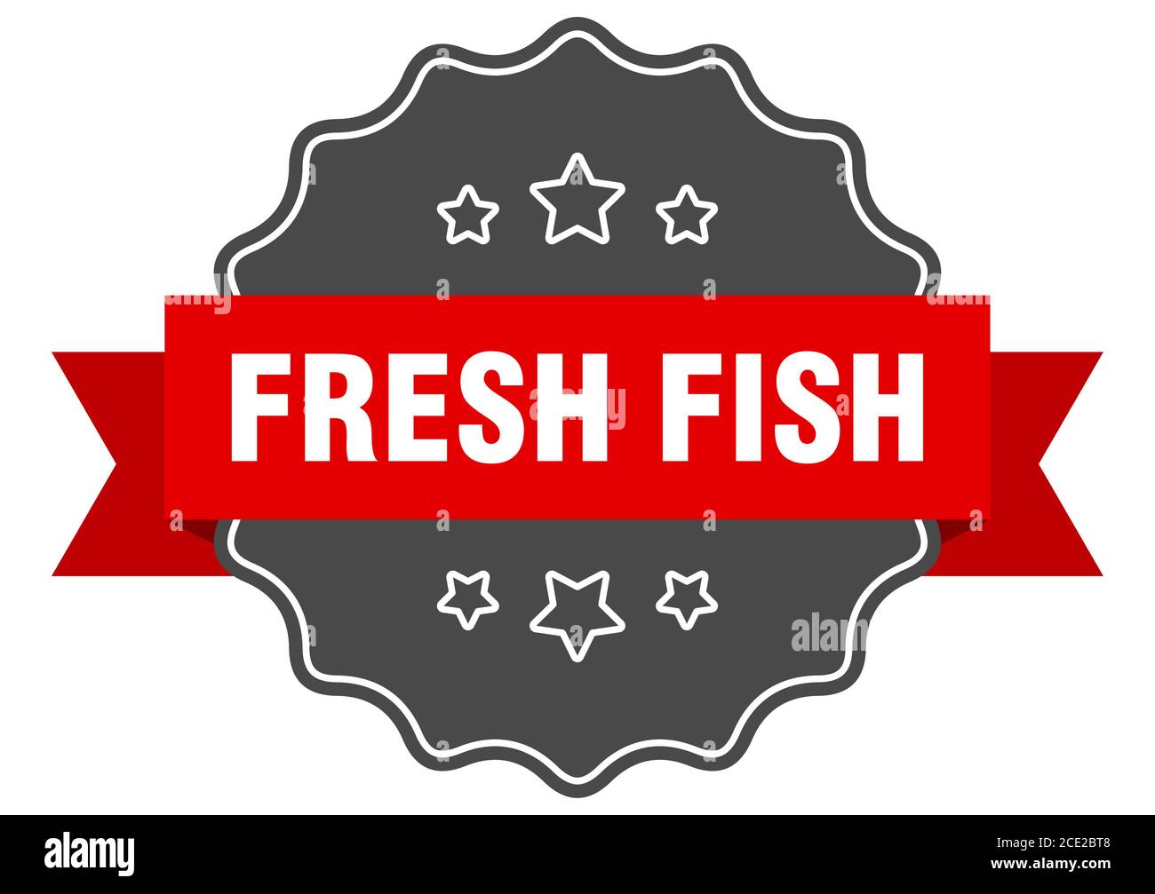 fresh fish label. fresh fish isolated seal. Retro sticker sign Stock ...