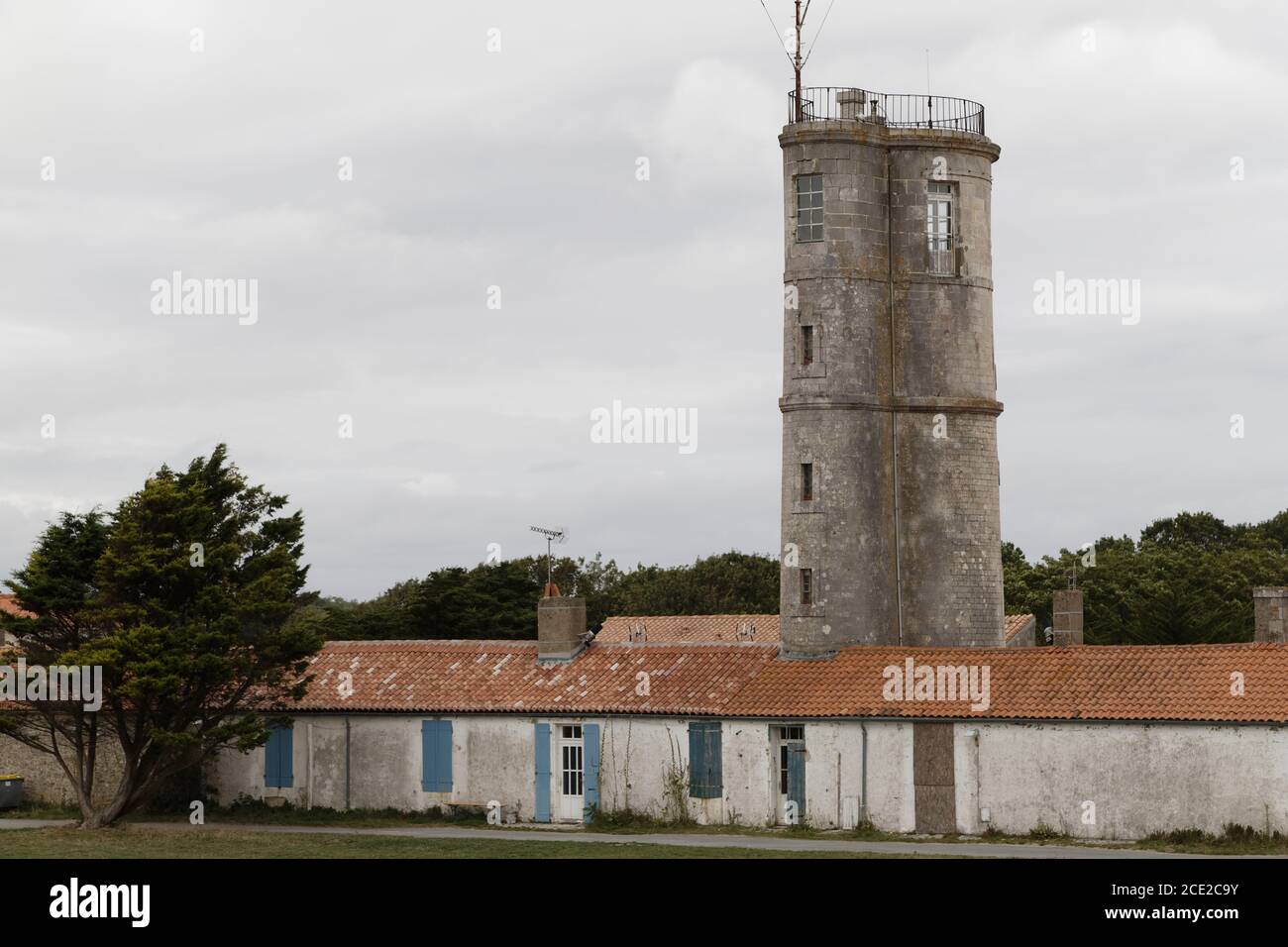 Island of Aix, France. 25th Aug, 2020. General view of the old ...