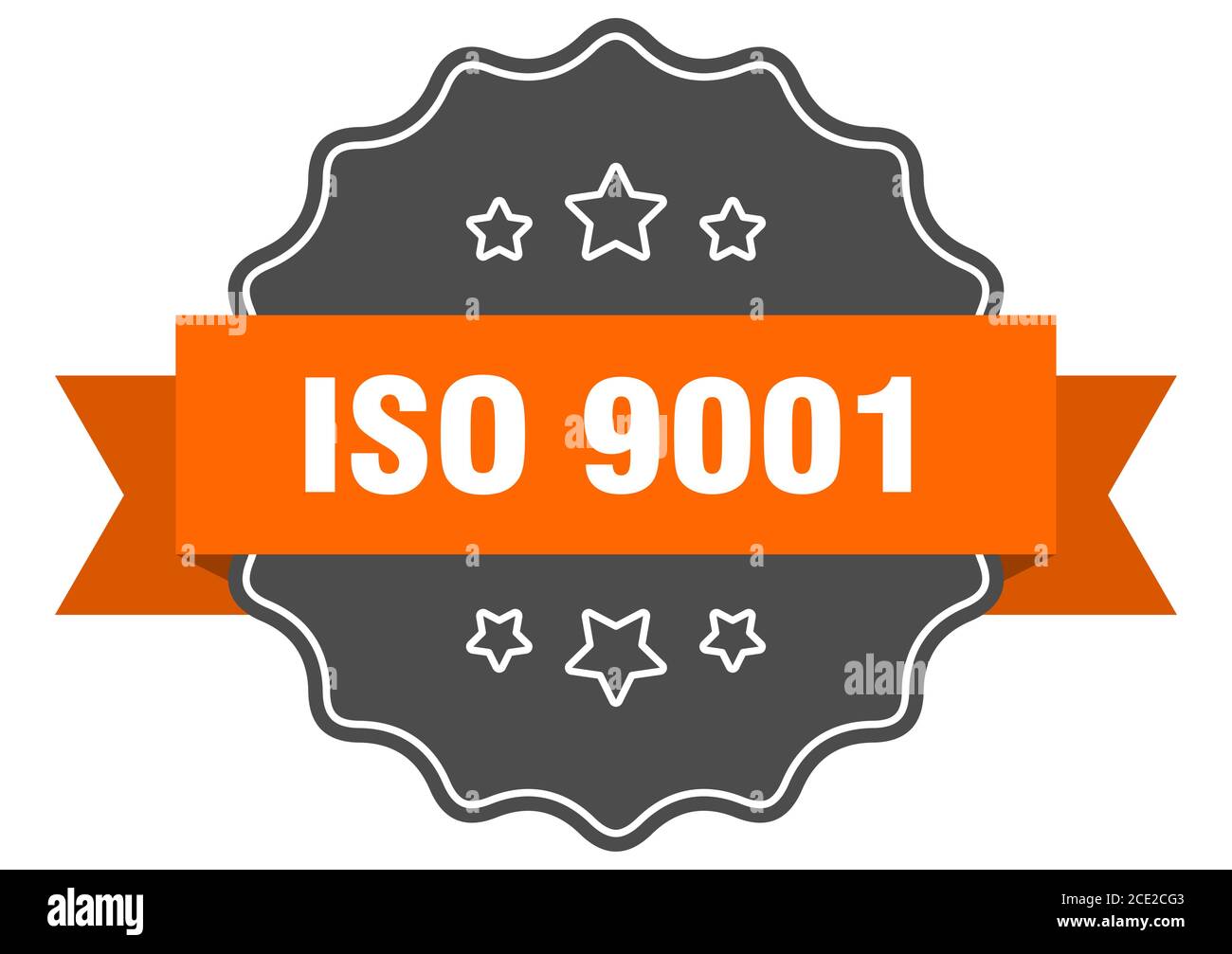 iso 9001 label. iso 9001 isolated seal. Retro sticker sign Stock Vector ...