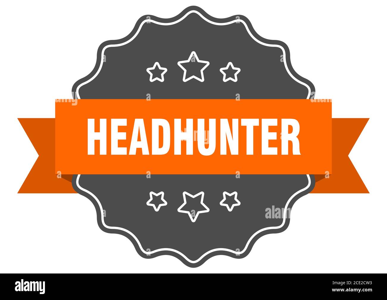 headhunter label. headhunter isolated seal. Retro sticker sign Stock ...