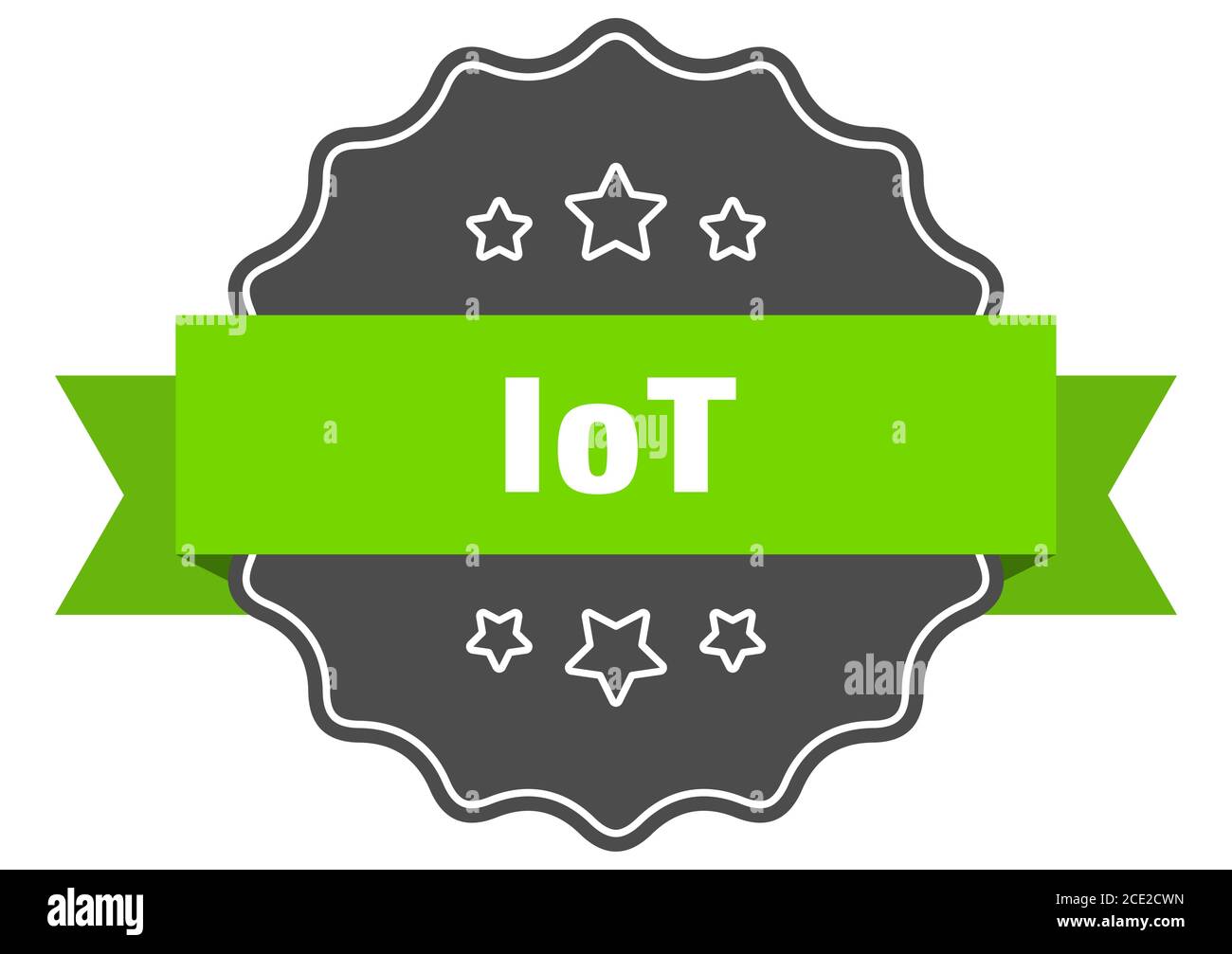 iot label. iot isolated seal. Retro sticker sign Stock Vector Image ...