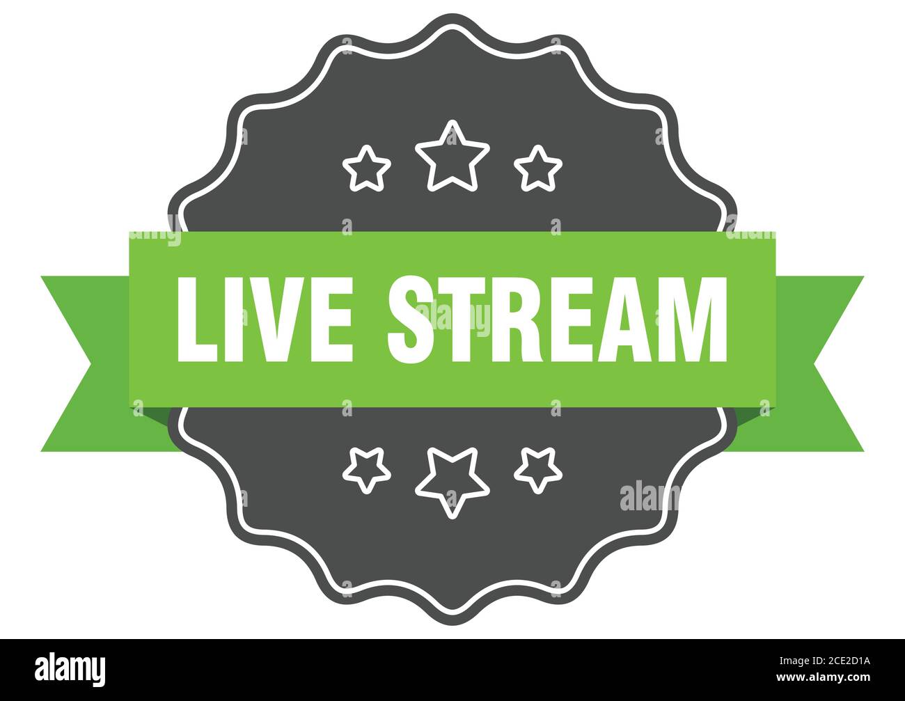live stream label. live stream isolated seal. Retro sticker sign Stock ...