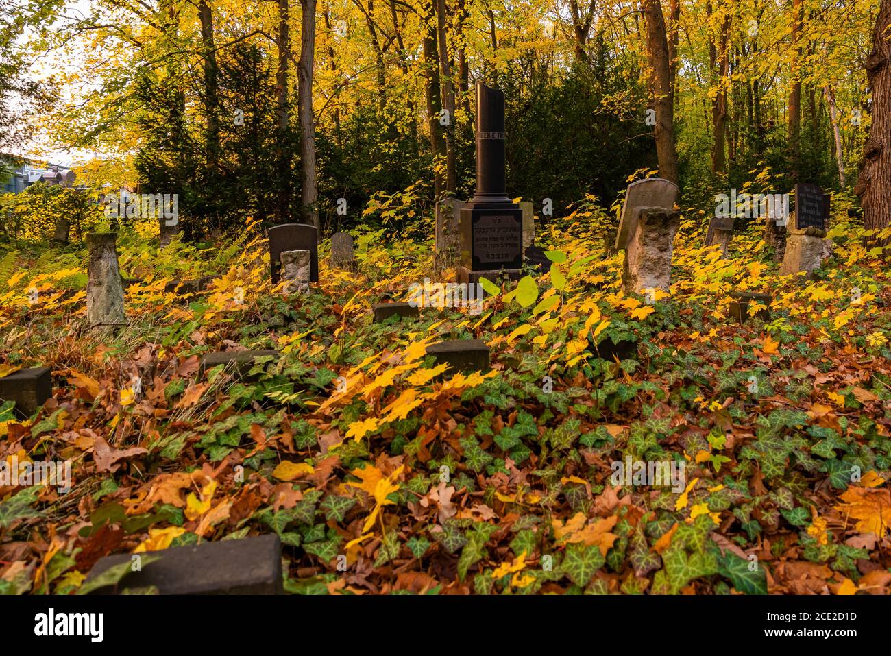 Jewish cemetery in Berlin Weissensee, Germany, image series of the ...