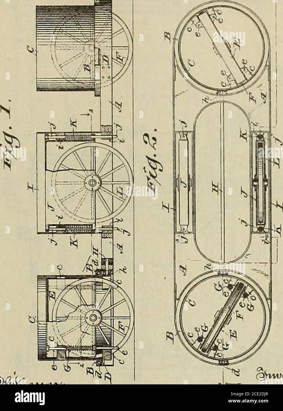 Electric motor and battery on carriage hi-res stock photography and ...